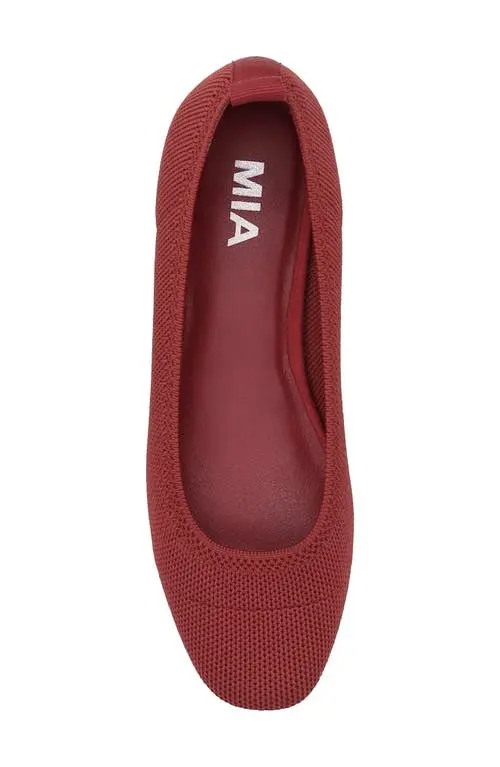 Mia Raisa Stretch Knit Flat - Red