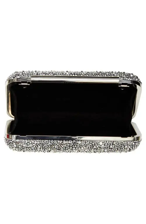 Alexander McQueen T-bar Crystal Box Clutch