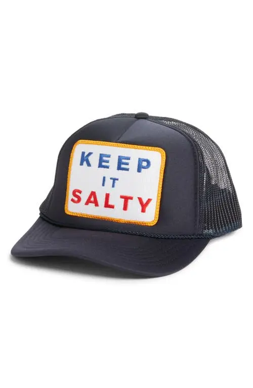 FRIDAY FEELIN’ Patch Trucker Hat - Navy