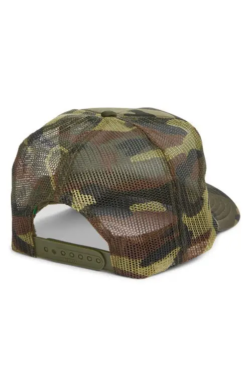 FRIDAY FEELIN’ Aloha Patch Trucker Hat - Camo