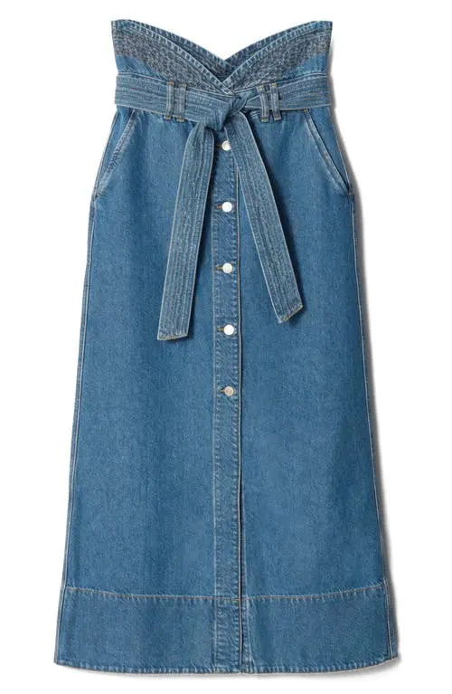 & Other Stories Denim Maxi Skirt