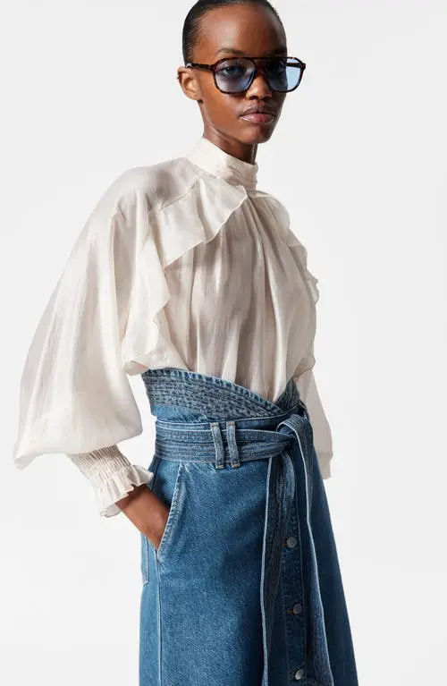 & Other Stories Denim Maxi Skirt