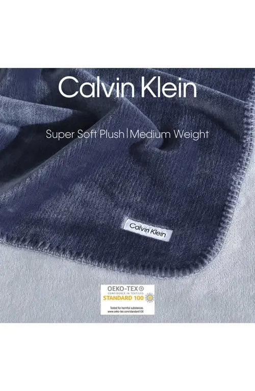 CALVIN KLEIN HOME Modern Reversible Throw Blanket