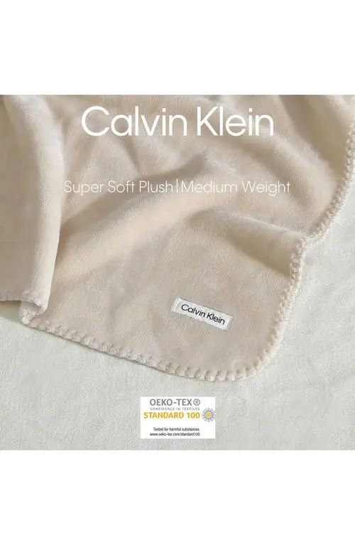 CALVIN KLEIN HOME Modern Reversible Throw Blanket