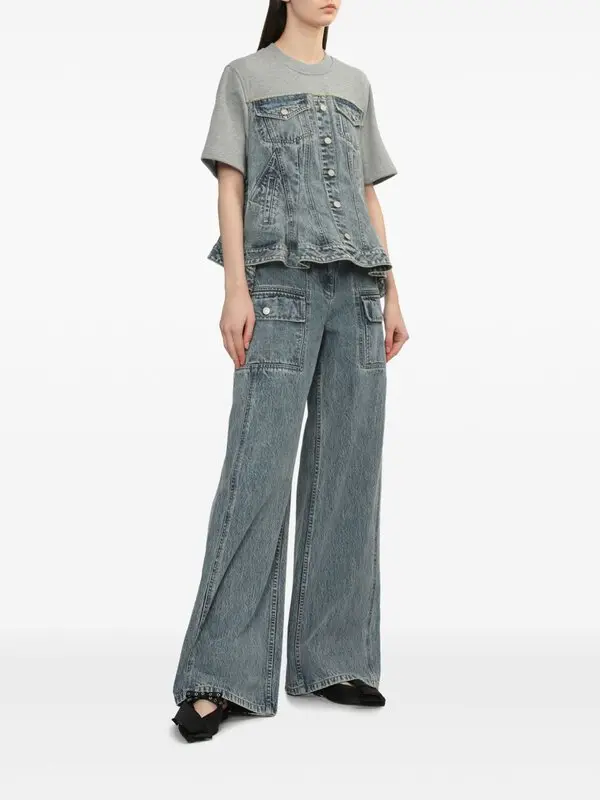 3.1 Phillip Lim Belted Wide-leg Jeans