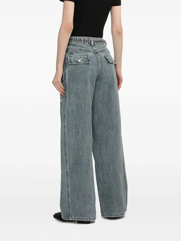 3.1 Phillip Lim Belted Wide-leg Jeans
