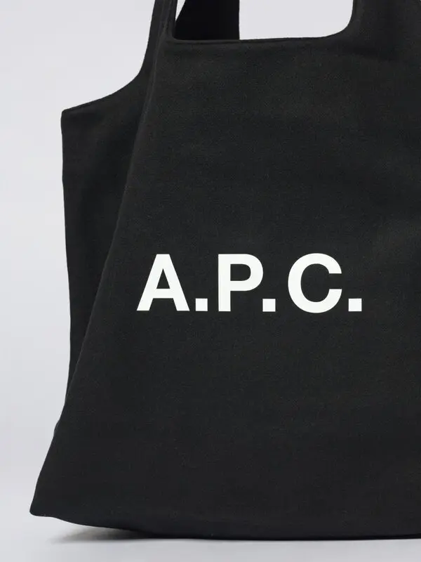 A.p.c. Logo Tote Bag - Black