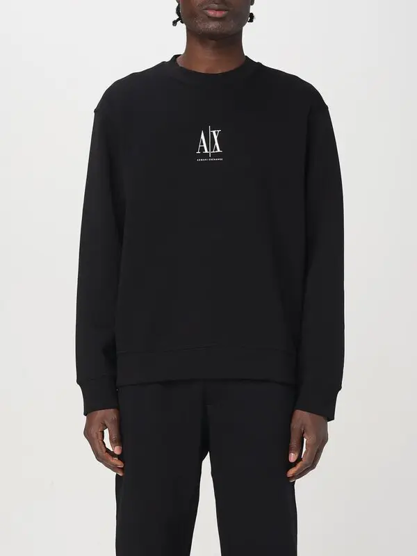 Armani Exchange Sweatshirt With Logo - Black