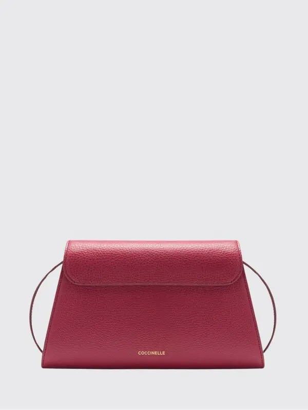 COCCINELLE Leather Crossbody Bag - Wine