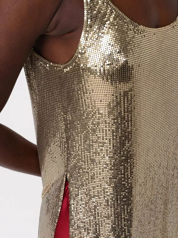 Rabanne Sleeveless Top - Gold