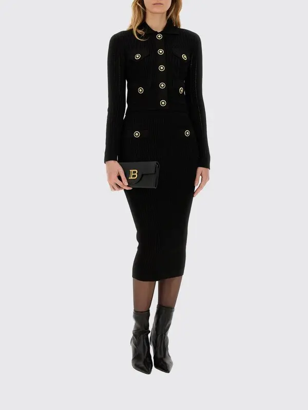 Balmain Ribbed Knit Sweater