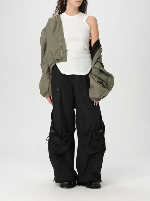 Attico Wide Leg Cargo Pants