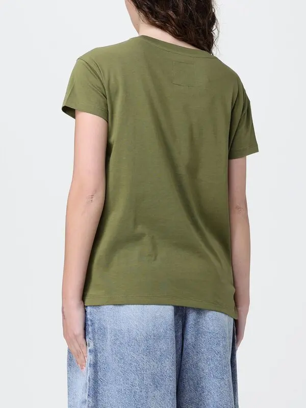 Armani Exchange T-shirt With Logo Detail - Kaki