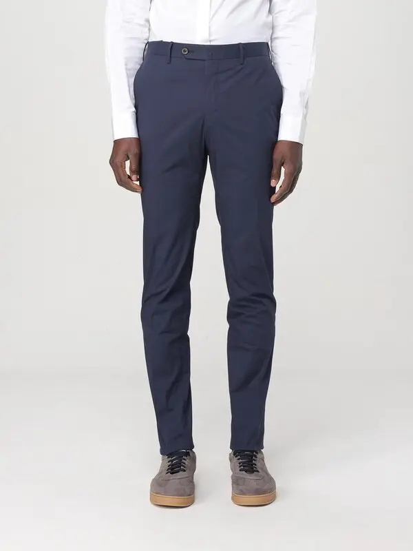 PT TORINO Tailored Trousers - Navy