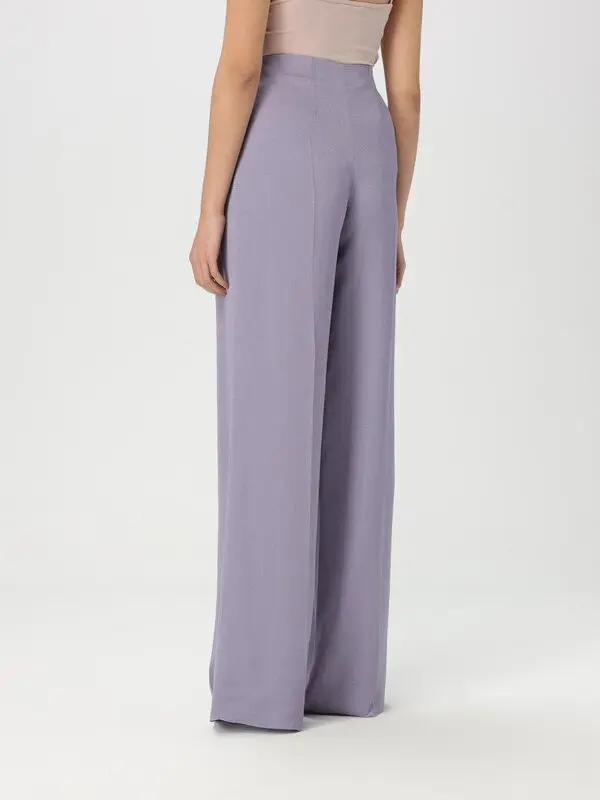 Emporio Armani Wide Leg Trousers - Lilac
