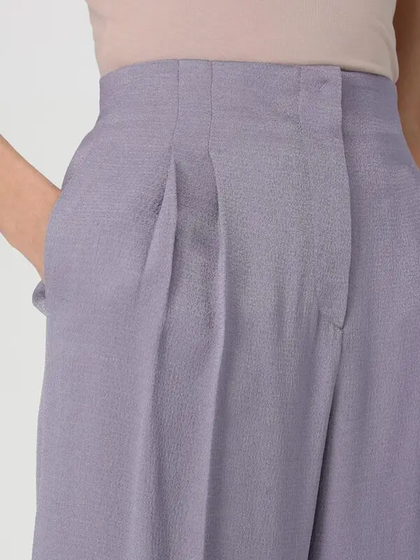 Emporio Armani Wide Leg Trousers - Lilac