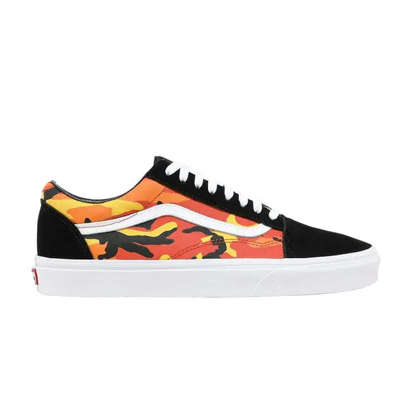 VANS Old Skool 'pop Camo' Sneakers - Orange