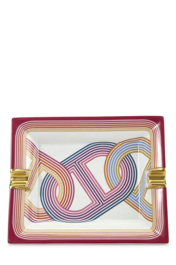 Hermès Multicolor Porcelain Ashtray