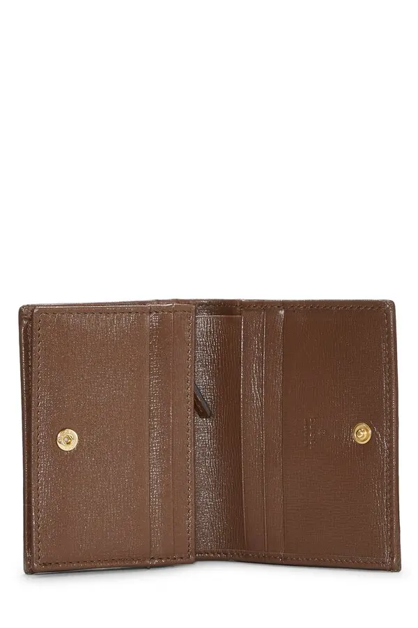Gucci Gg Supreme Canvas Horsebit Compact Wallet