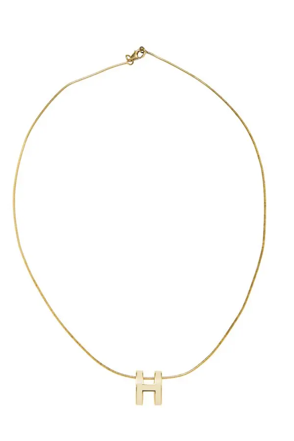 Hermès Pop H Necklace - Cream