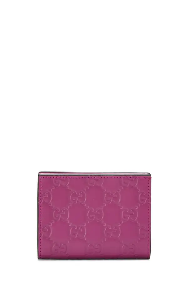 Gucci Ssima Bifold Bow Wallet