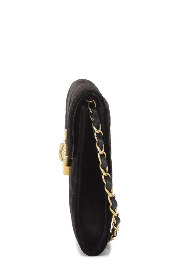 Chanel Velvet Diamond Lock Phone Holder