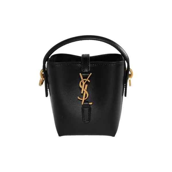 Saint Laurent Le 37 Micro Bucket Bag - Black