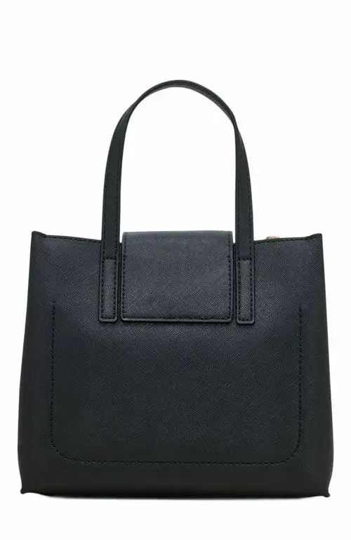 Dkny Faye Small Satchel - Blk/gold