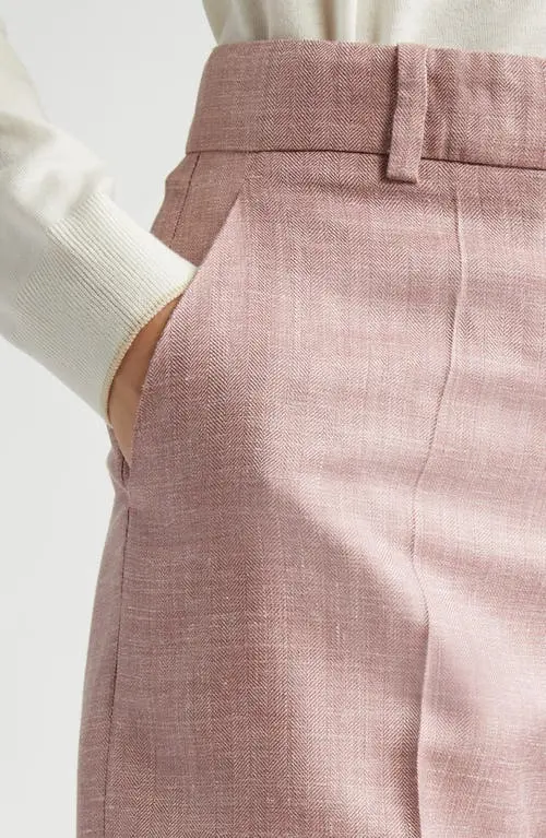 Eleventy Straight Leg Virgin Wool Pants