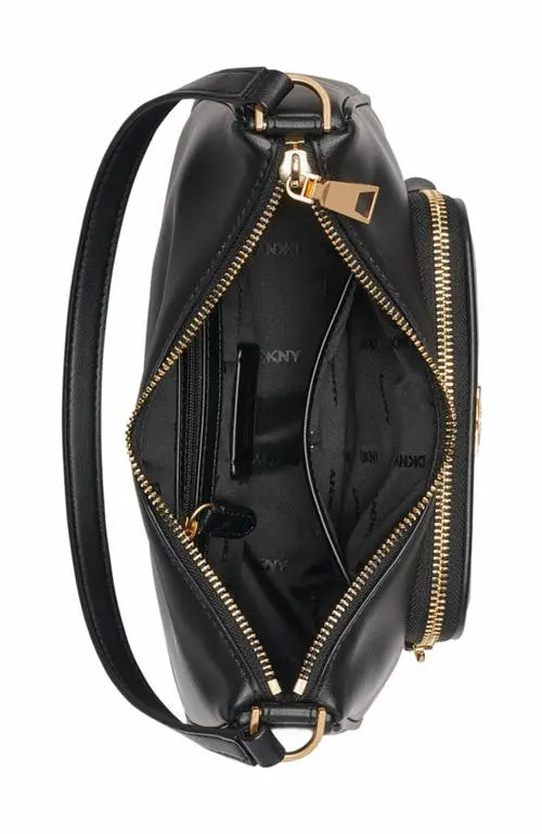 Dkny Top-zip Shoulder Bag - Blk/black