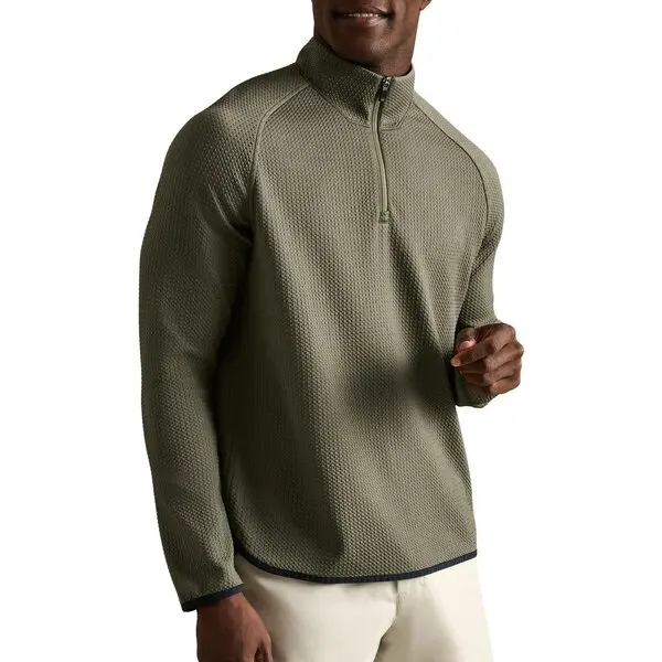 RHONE Founders Golf Quarter Zip - Smokey Olive