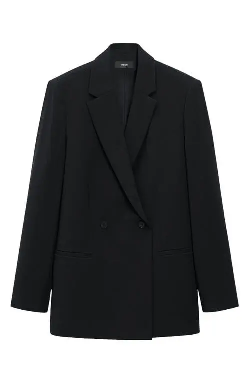 Theory Relaxed Double Breasted Blazer