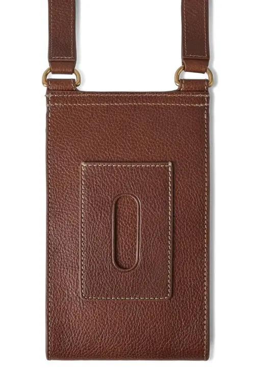 Mulberry Mini Antony Leather Pouch - Oak
