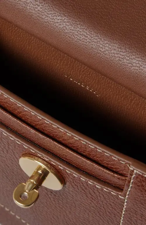 Mulberry Mini Antony Leather Pouch - Oak