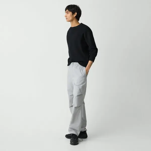 Theory Wide-leg Drawstring Pant - Dark Vapor
