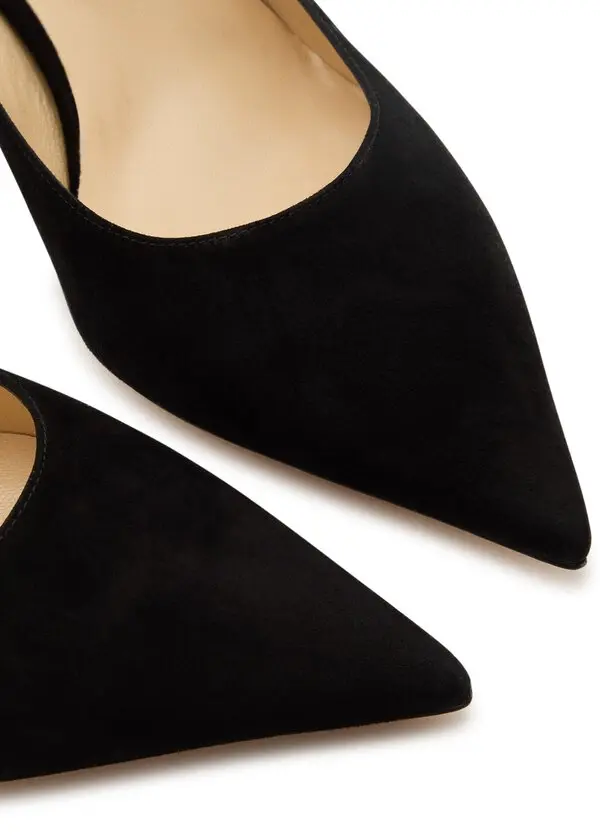 JIMMY CHOO Love 65 Suede Pumps - Black
