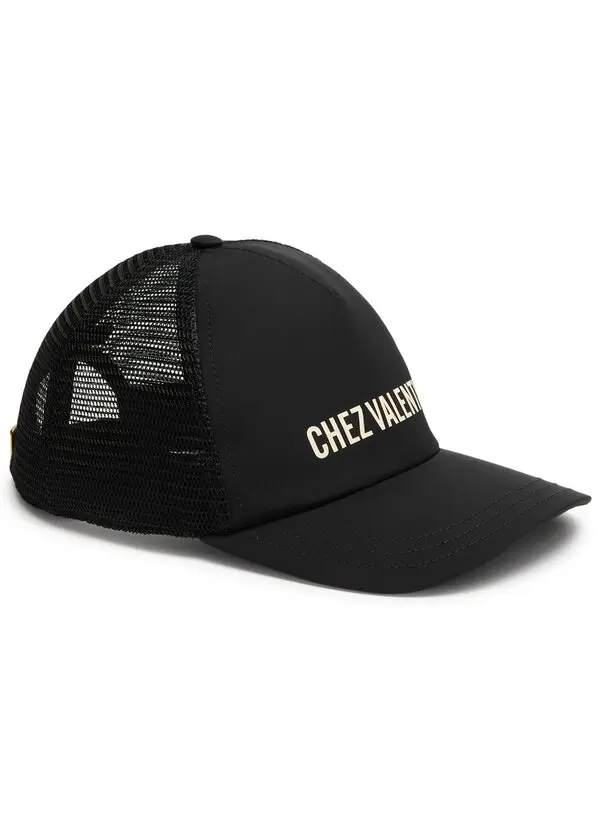 Valentino Garavani Logo-print Trucker Cap - Black