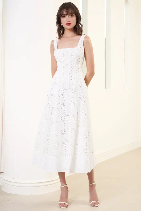 Yumi Kim Freya Cotton Eyelet Dress