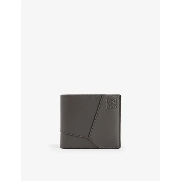 Loewe Puzzle Bifold Leather Wallet - Dark Grey