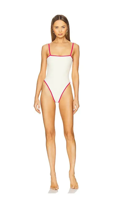 MONTCE Jacelyn One Piece - Cream & Raspberry