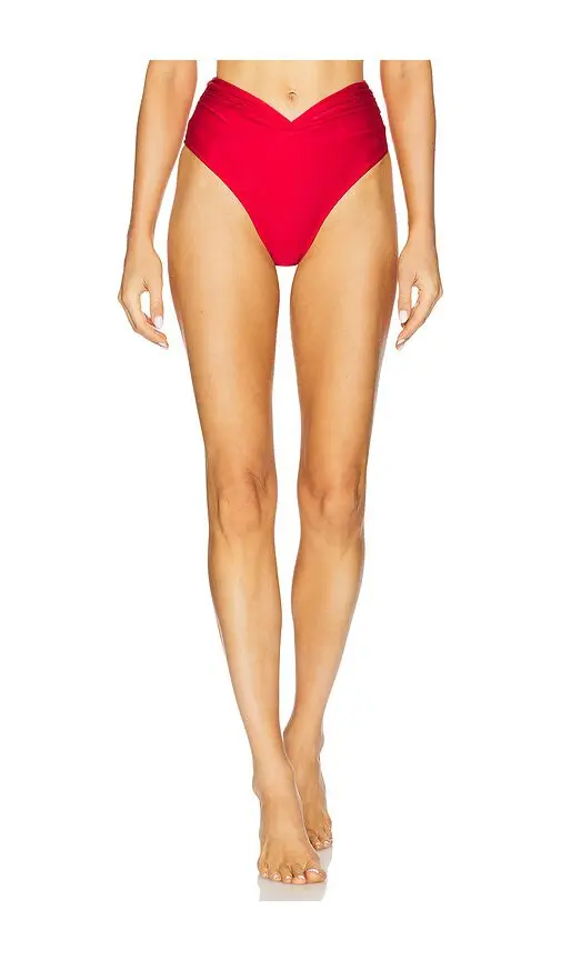 SHANI SHEMER Claire Bikini Bottom - Scarlet Red