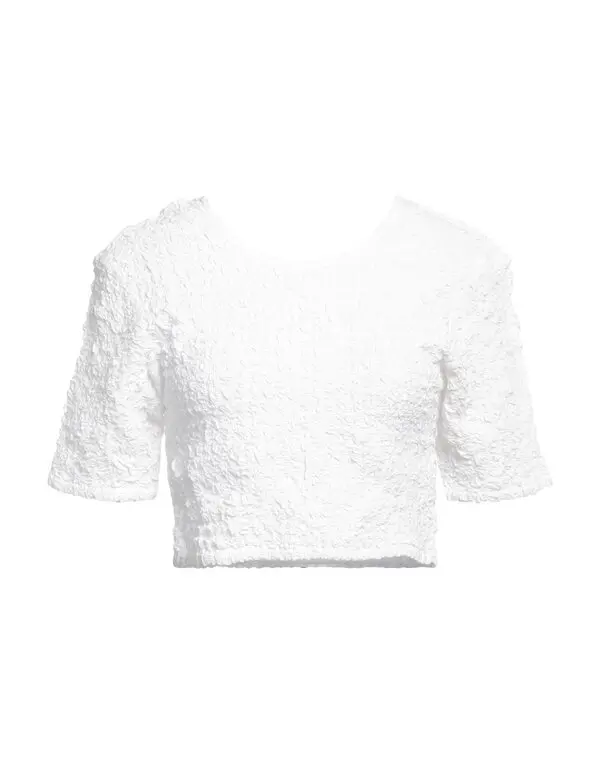 GANNI Organic Cotton Top - White