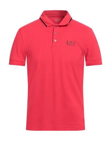 Emporio Armani Polo Shirt Size Cotton, Elastane - Tomato Red