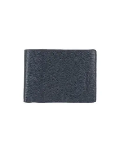 PIQUADRO Wallet Dark Bovine Leather - Blue
