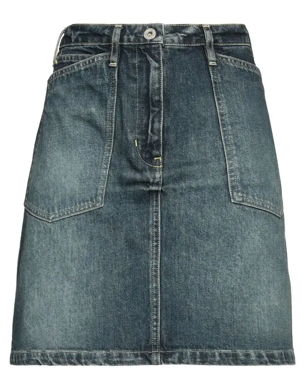 Kenzo Flared Denim Mini Skirt