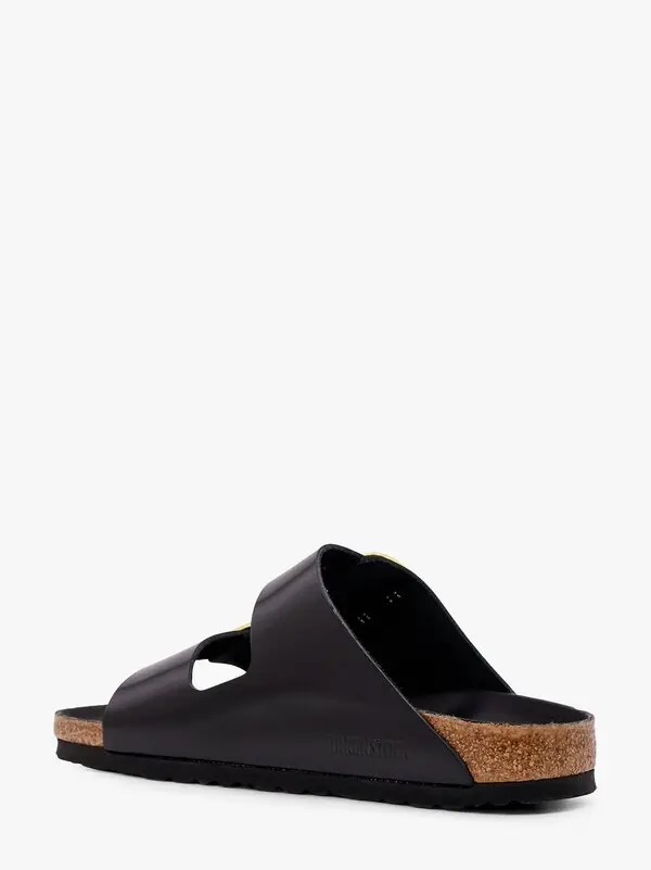 BIRKENSTOCK Arizona Big Buckle Patent Leather Sandals - Black