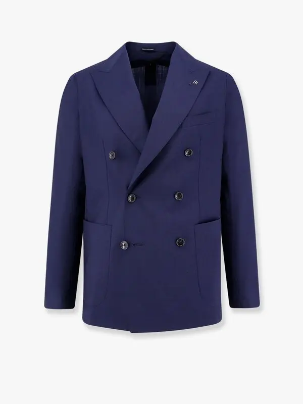 Tagliatore Extrafine Virgin Wool Double-breasted Blazer