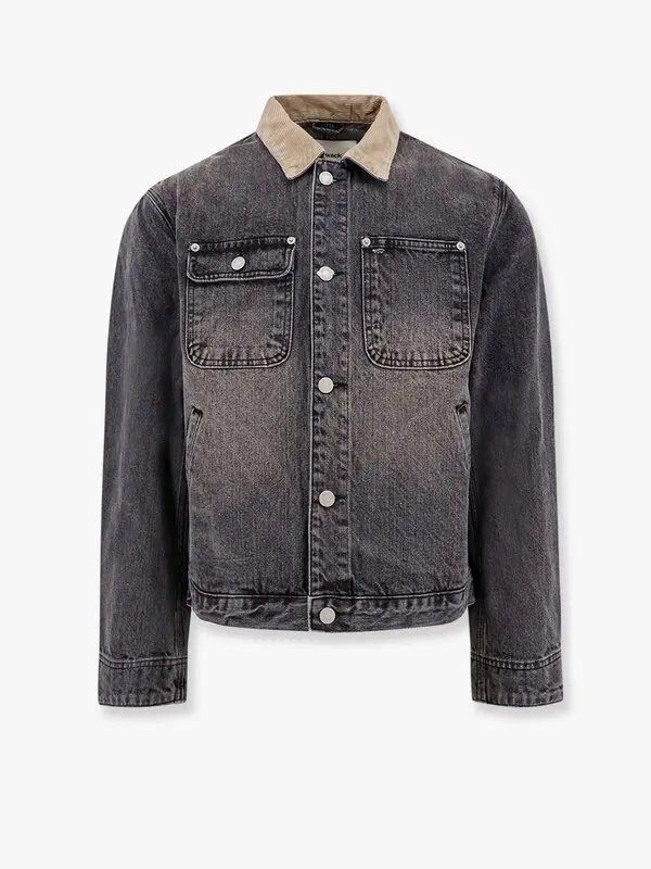 TONYWACK Work Washed Denim Jacket - Grey
