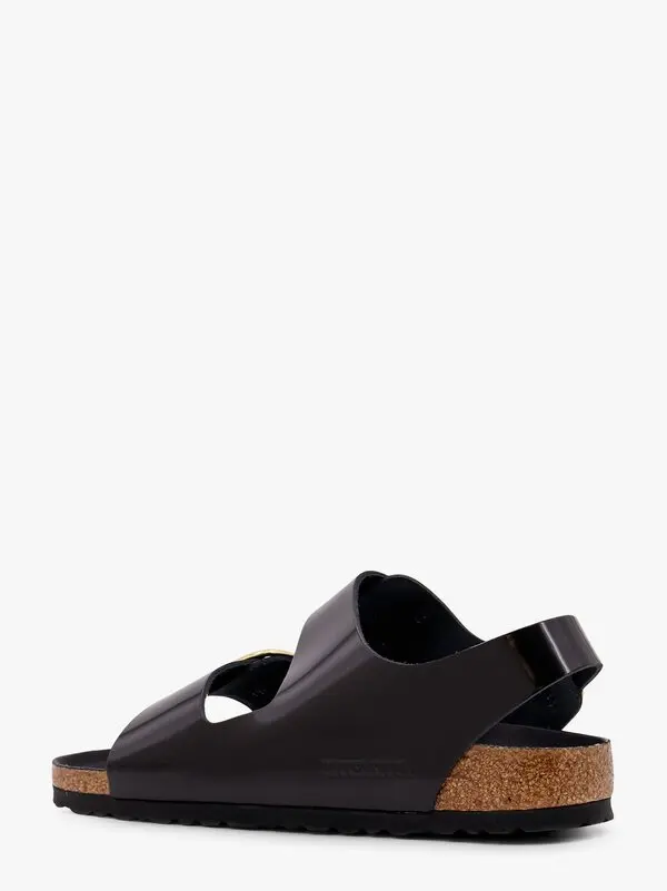 BIRKENSTOCK Milano Big Buckle Sandals - Black