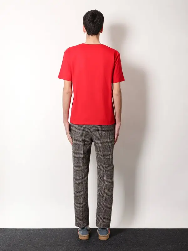 Valentino Garavani Cotton Tshirt With Chez Print